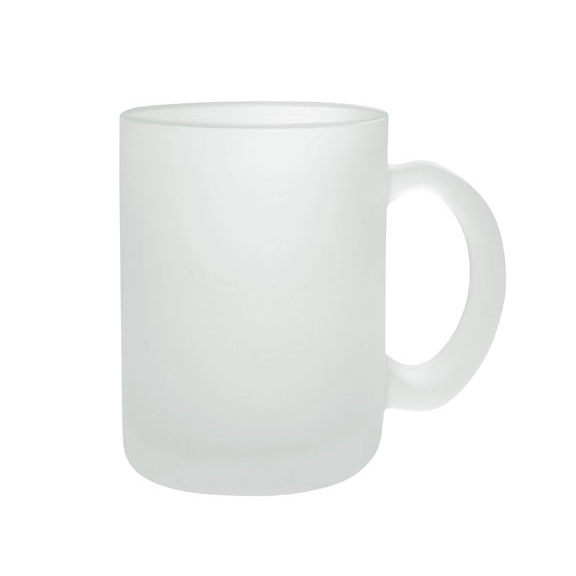 Taza Frosted Transparente 11Onz. Sublimable (C-36) | Tekgraf